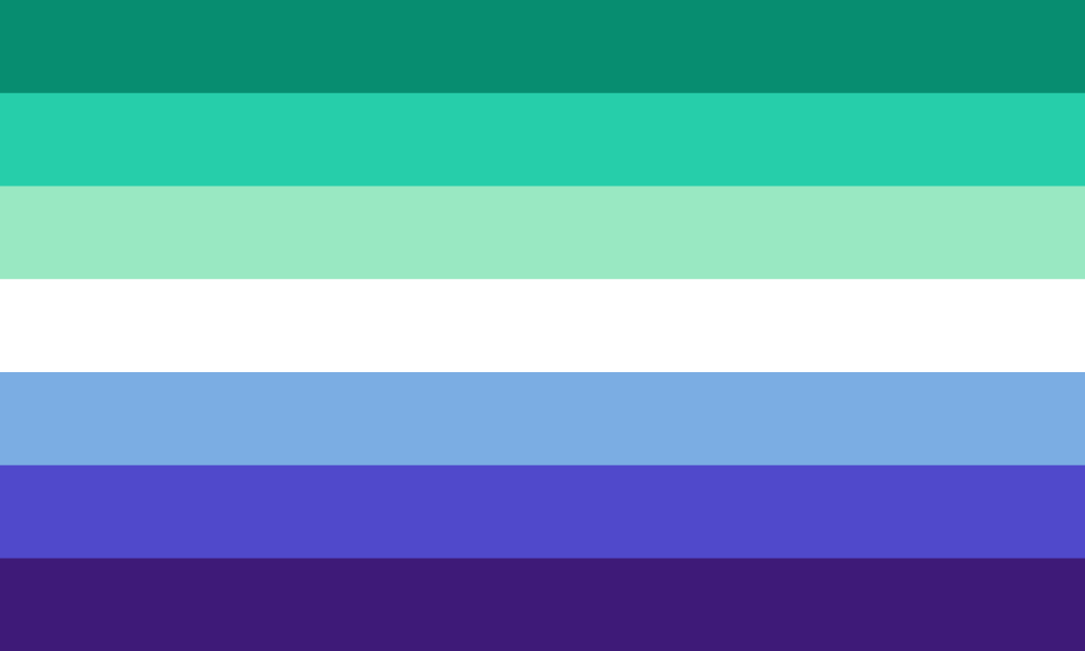 Gay Men Flag Color Codes - Hex, RGB and CMYK Color Codes