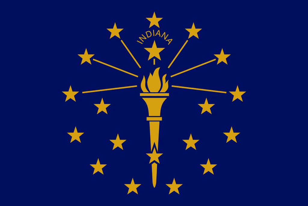 Indiana Flag Color Codes - Hex, RGB and CMYK Color Codes
