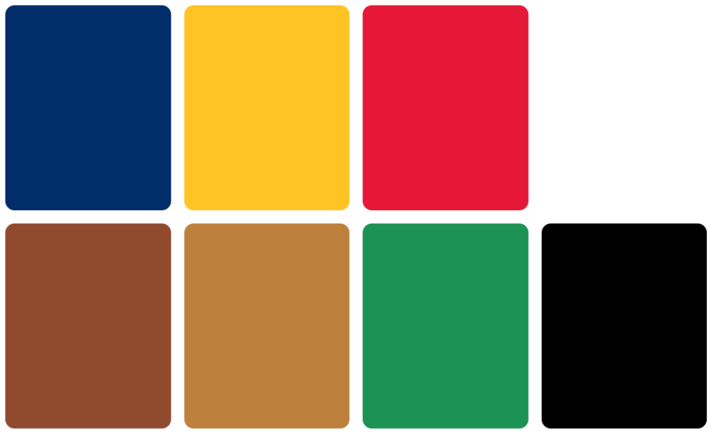 Utah Flag Color Codes - Hex, RGB and CMYK Color Codes