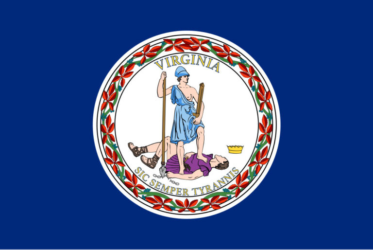 Virginia Flag Color Codes - Hex, RGB and CMYK Color Codes